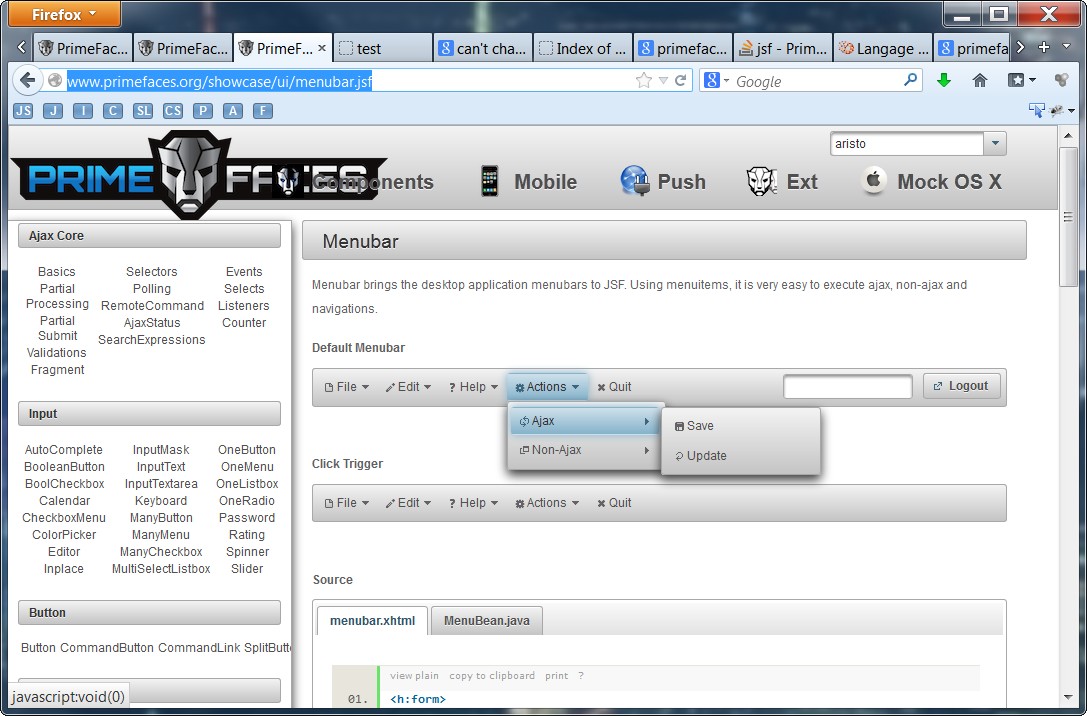 [Résolu] Pas de thème PrimeFaces - JSF 2 (MyFaces 2.1), Tomcat 7, MyBatis 3.2 par Ouifil - page ...