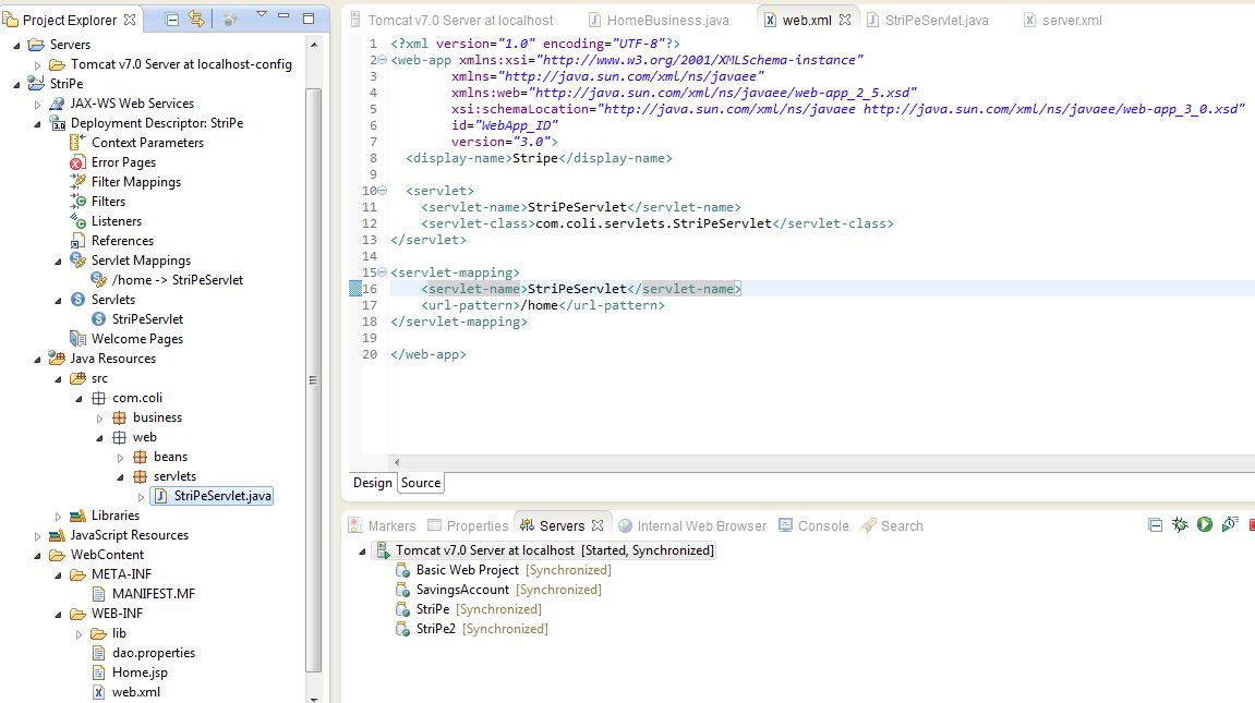 Java EE, ClassNotFoundException - Problème lors de I'instantiation de la Servlet par Coli - page ...