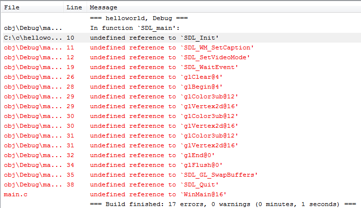 [OpenGL] Débuter un nouveau projet - Code Blocks 12.11 - page 1 - OpenClassrooms