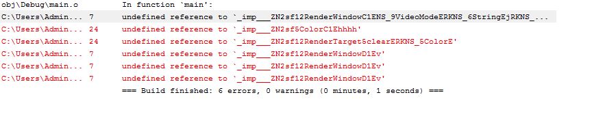 SFML Erreur bizzard. - SFML c++ par CreativeHD - page 1 - OpenClassrooms