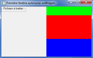 [wxWidgets] Utilisation de wxStaticBoxSizer par -MadMaXx- - page 1 - OpenClassrooms