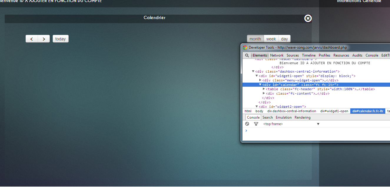 BUG jquery impossible affichage div par Quentin134 - page 1 - OpenClassrooms
