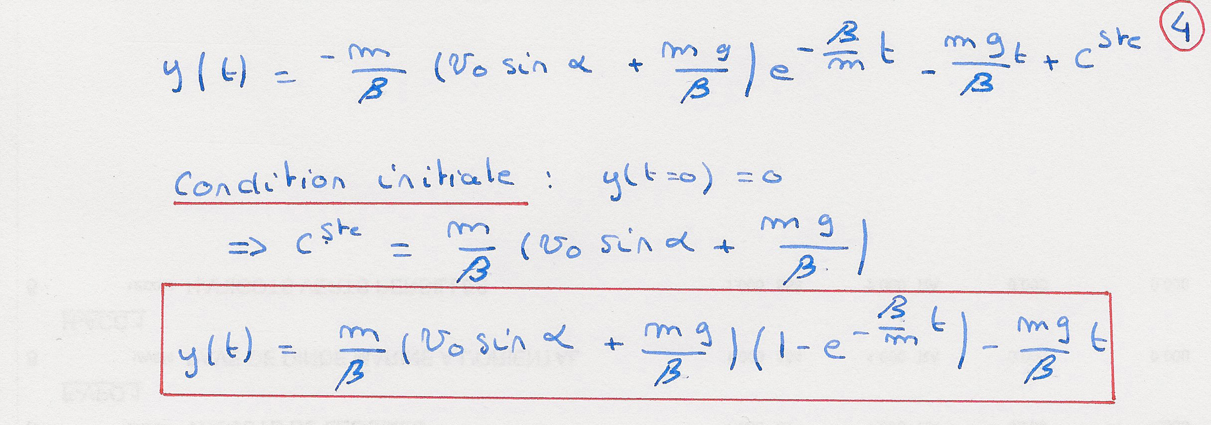 Modélisation de la trajectoire d'une balle - De tennis par exemple par ...