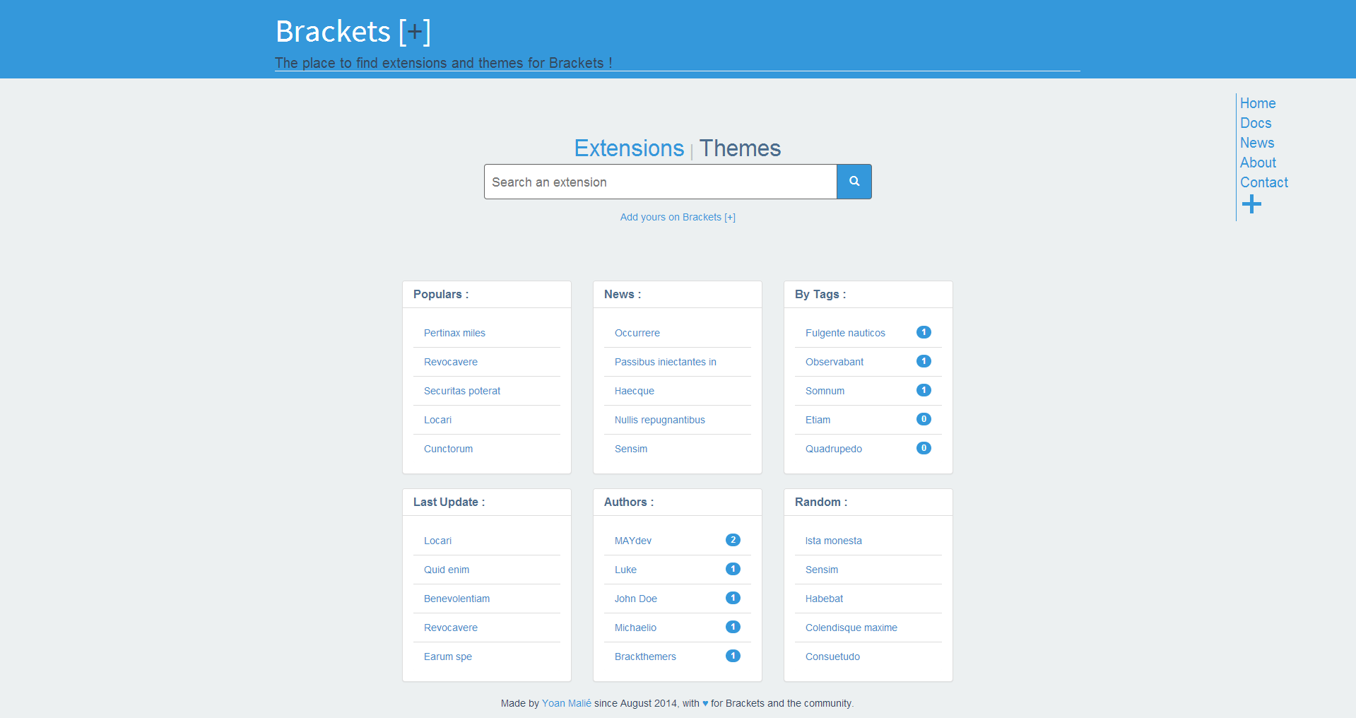 [Site web] (en) Brackets [+] - page 1 - OpenClassrooms