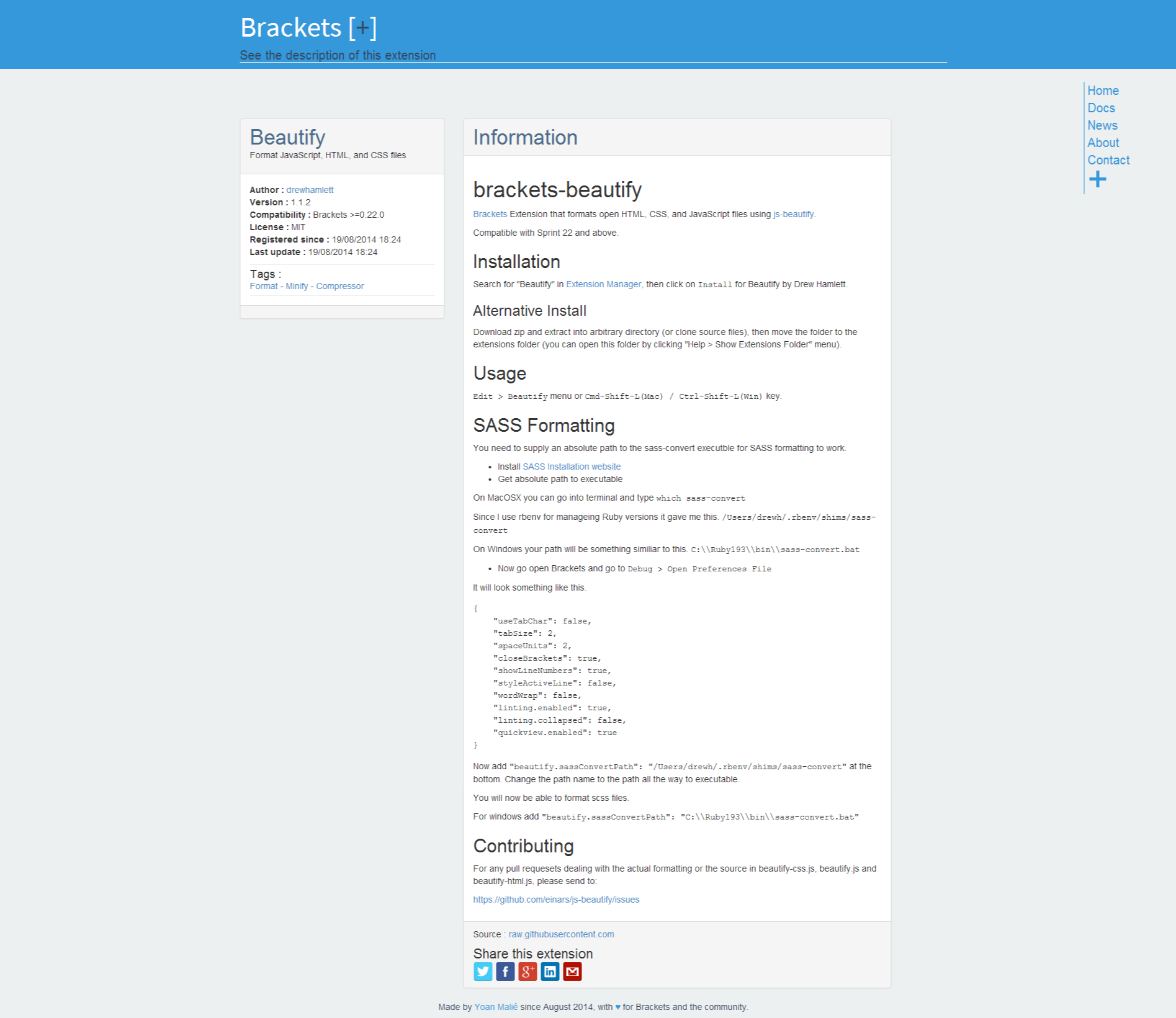 [Site web] (en) Brackets [+] - page 1 - OpenClassrooms