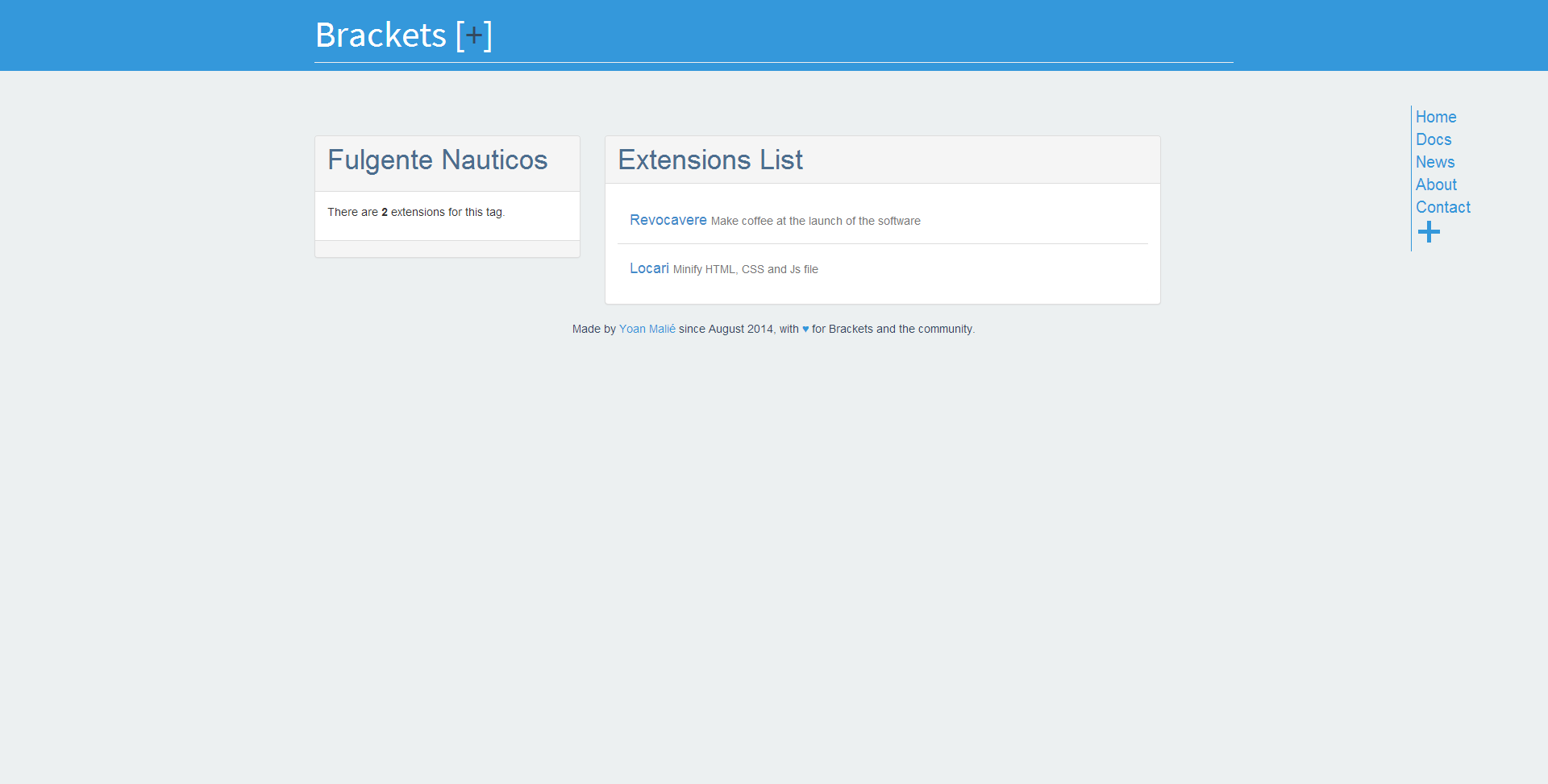 [Site web] (en) Brackets [+] - page 1 - OpenClassrooms