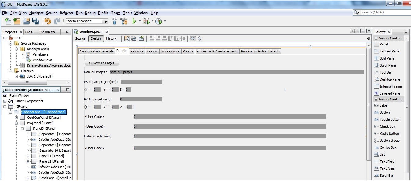 [Résolu] [GUI Builder - Swing]Faire un code bien structuré - permettre ...