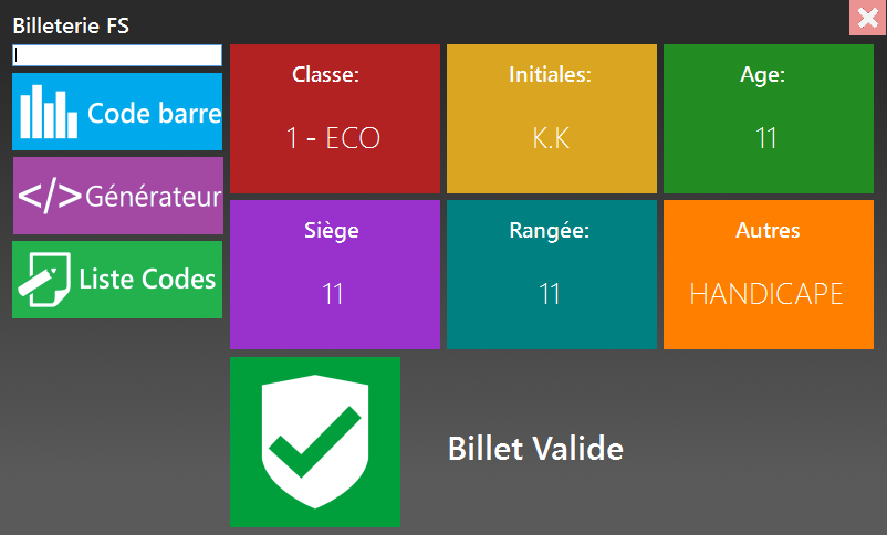 [Logiciel Windows] Billeterie FS - Une billeterie Gratuite avec options ...