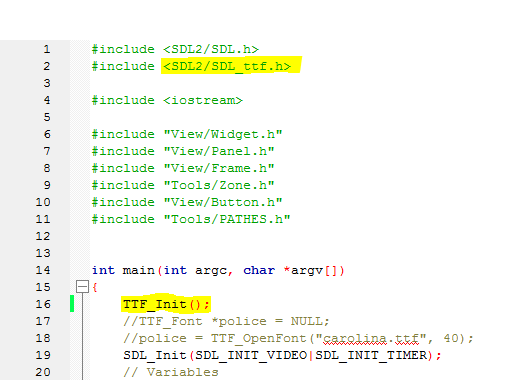 SDL_TTF avec SDL2 - Le point d'entrée de procédure SDL_free est ...