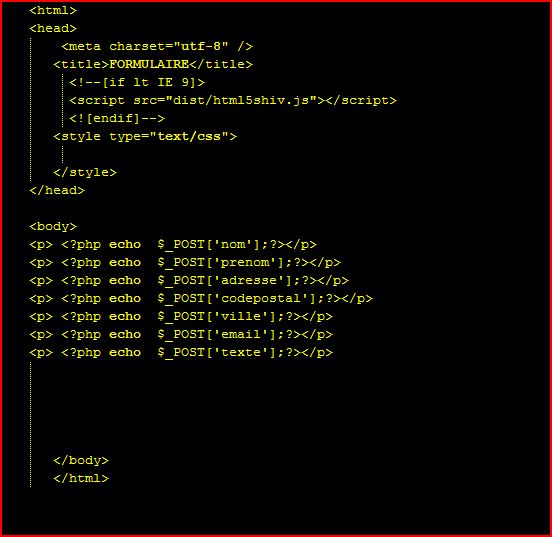[Résolu] MISE EN PAGE D'UN FORMULAIRE PHP - FORMULAIRE PHP par MrFab ...