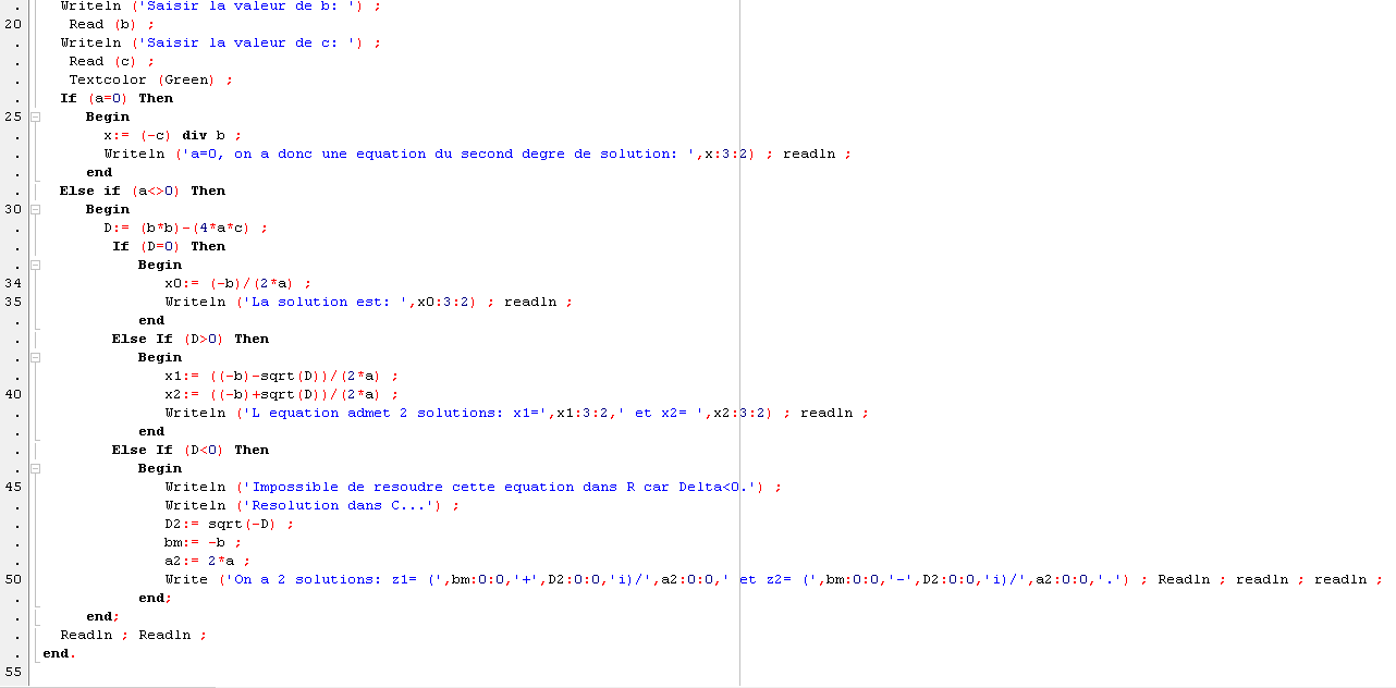 Programmation Sur Free Pascal Connaitre Le Code Source Par Biiaad