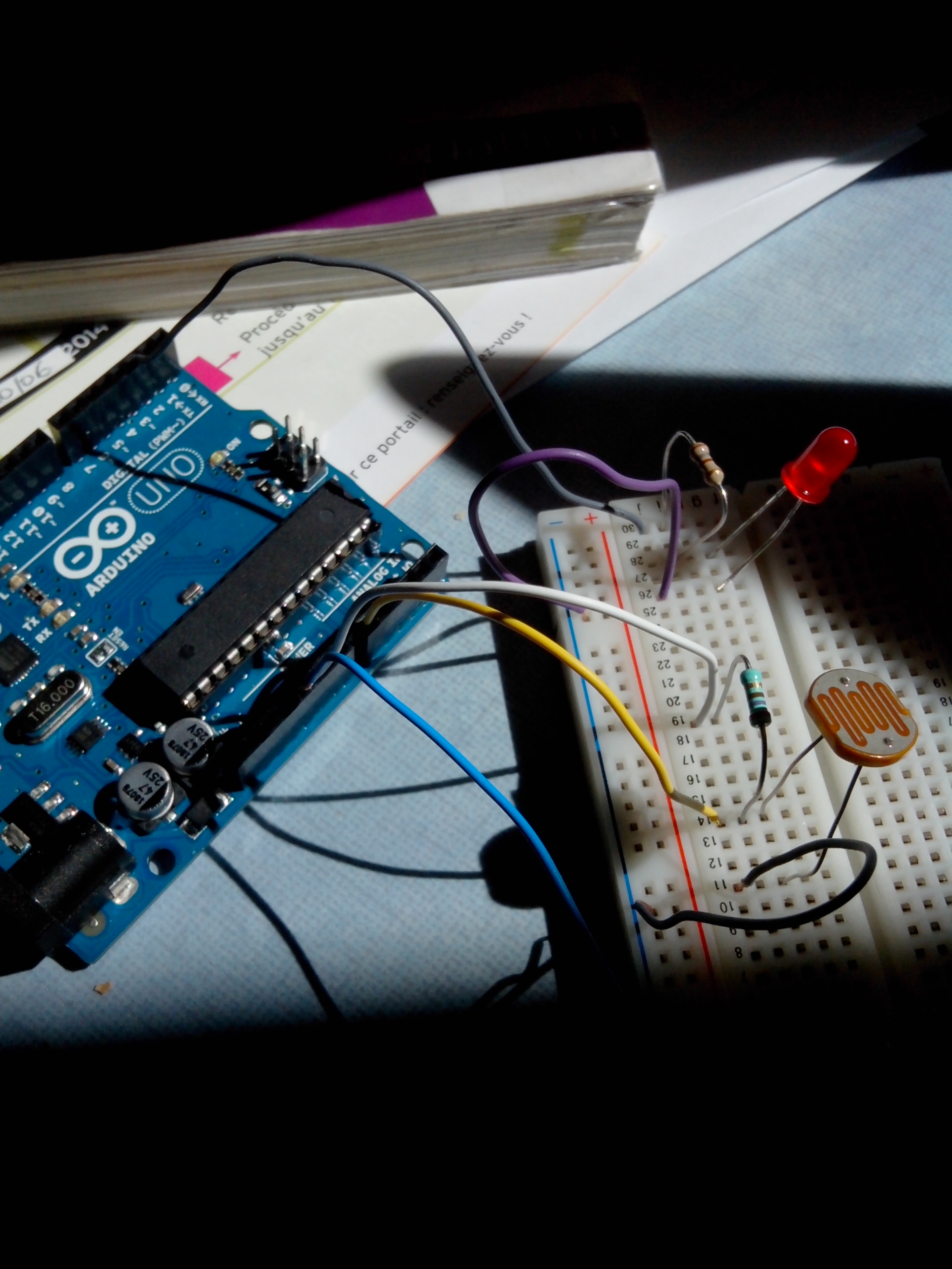 Aide Pour Ma Photorésistance Arduino Par Jerks Openclassrooms