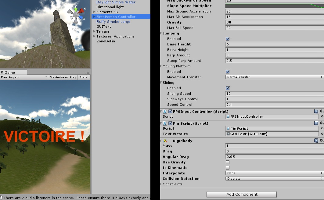 [Résolu] Unity3D - JavaScript - Aide à la programmation par BlueHorizon - page 1 - OpenClassrooms