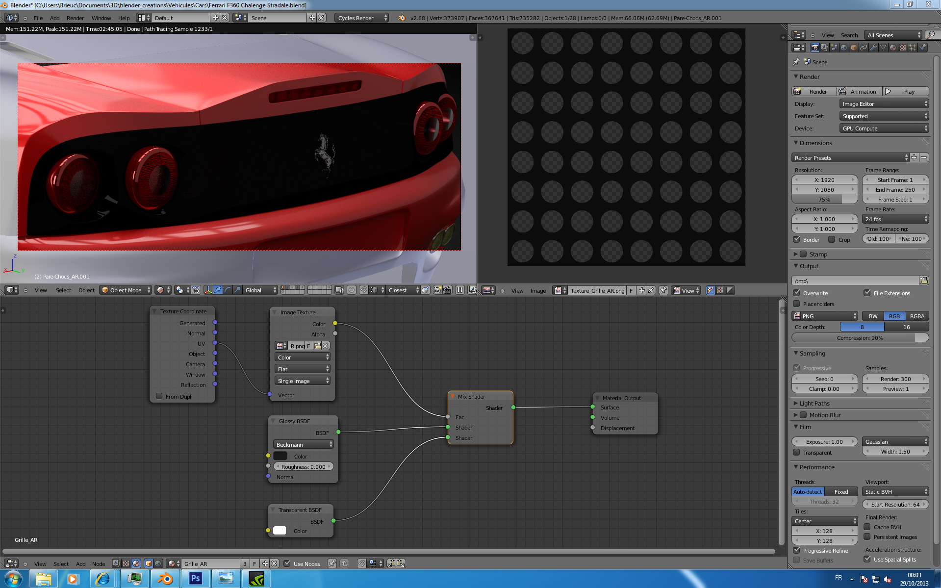 [WIP] Ferrari F360 Challenge Stradale - Depuis le début, jusqu'au bout ...