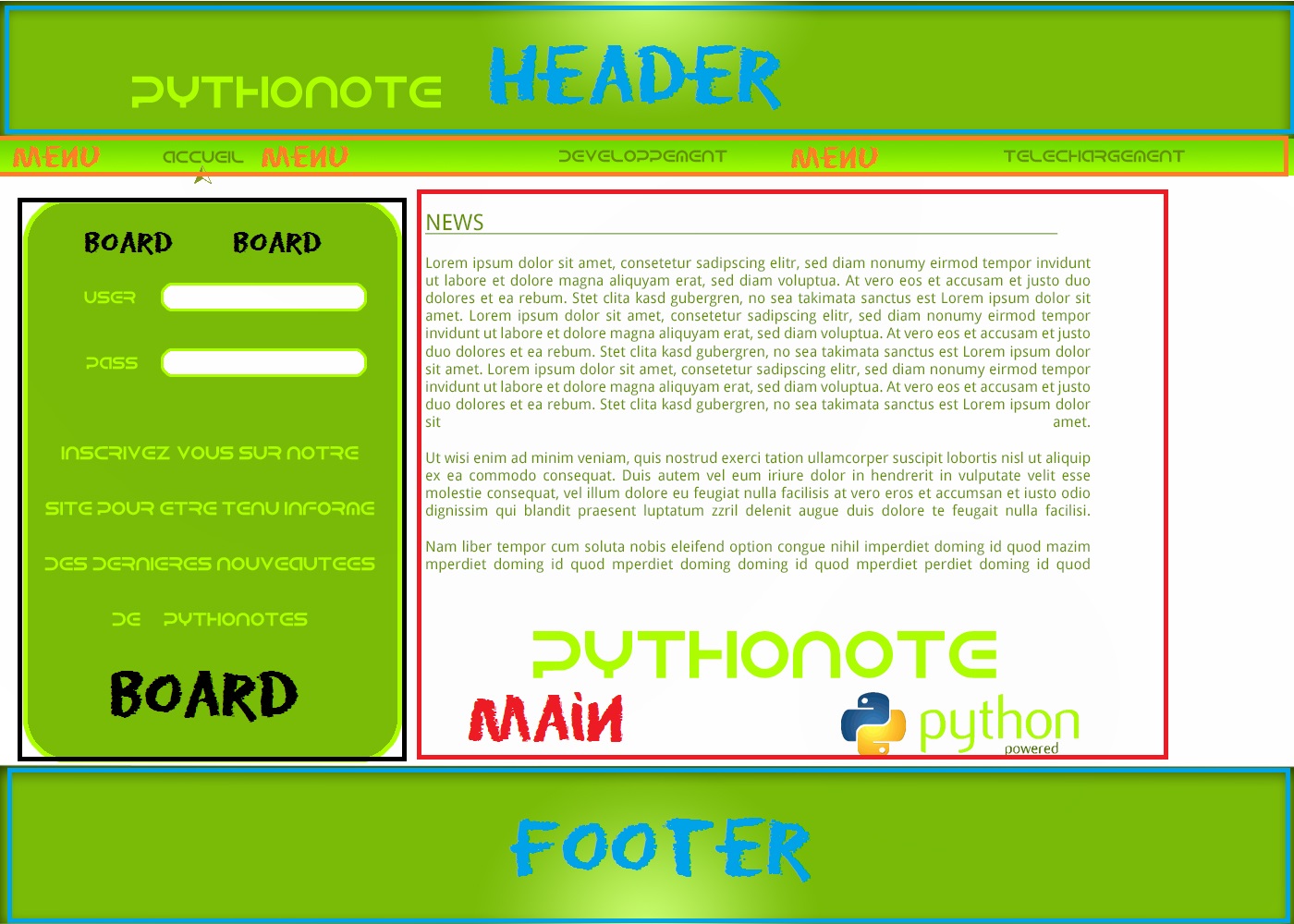 [CSS] Site web projet ISN par Anarchiax - page 1 - OpenClassrooms