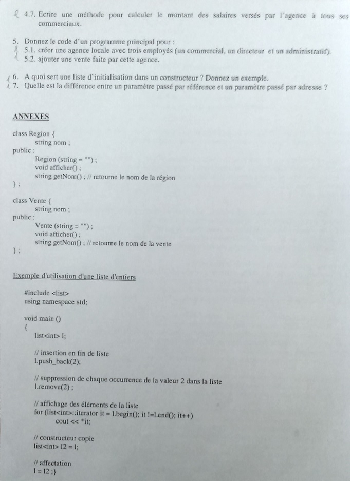 [Résolu] Aide correction examen - vérifier mes réponses - page 1 ...