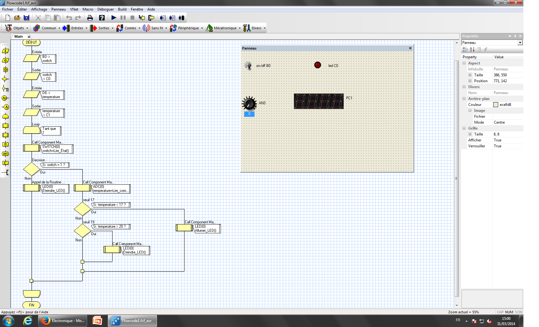 Projet régulateur thermique pour chauffage STI2D. par maxence84 - page 1 - OpenClassrooms