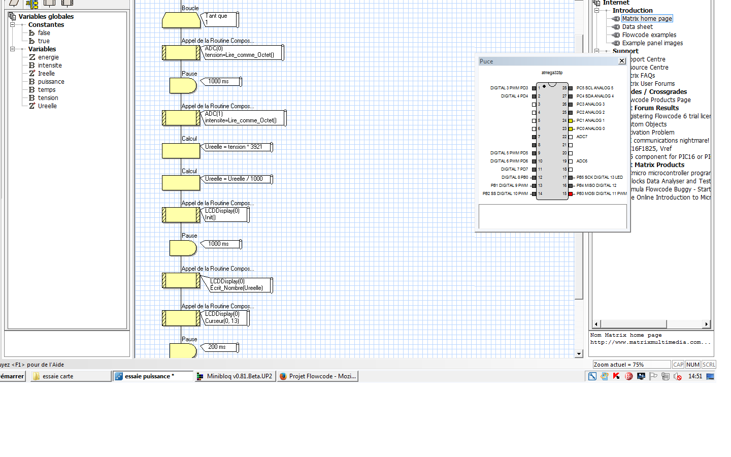 Projet Flowcode par Alexismgn - OpenClassrooms