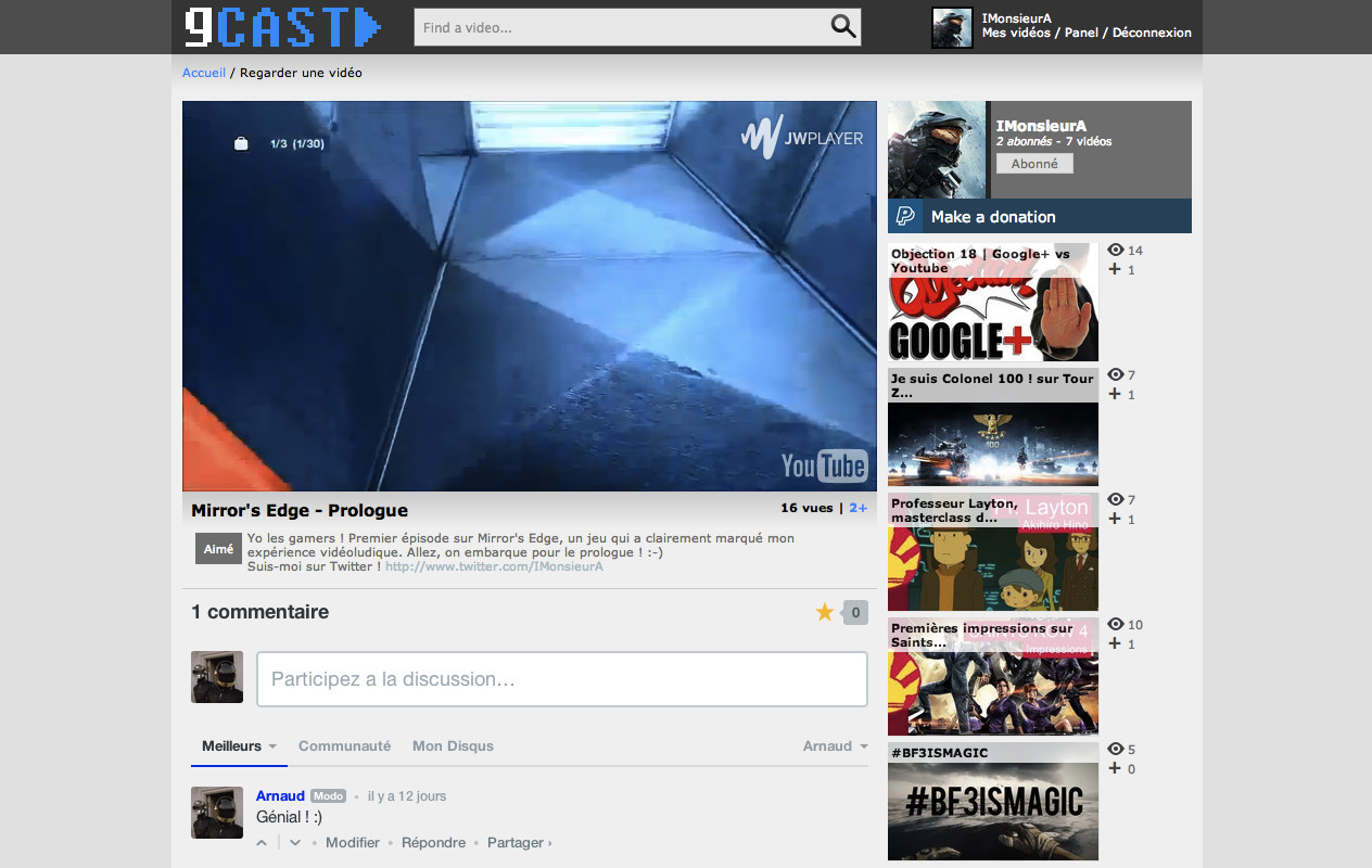 [Plateforme/ouvert] gCAST - Partagez vos vidéos - Partager n'a jamais ...
