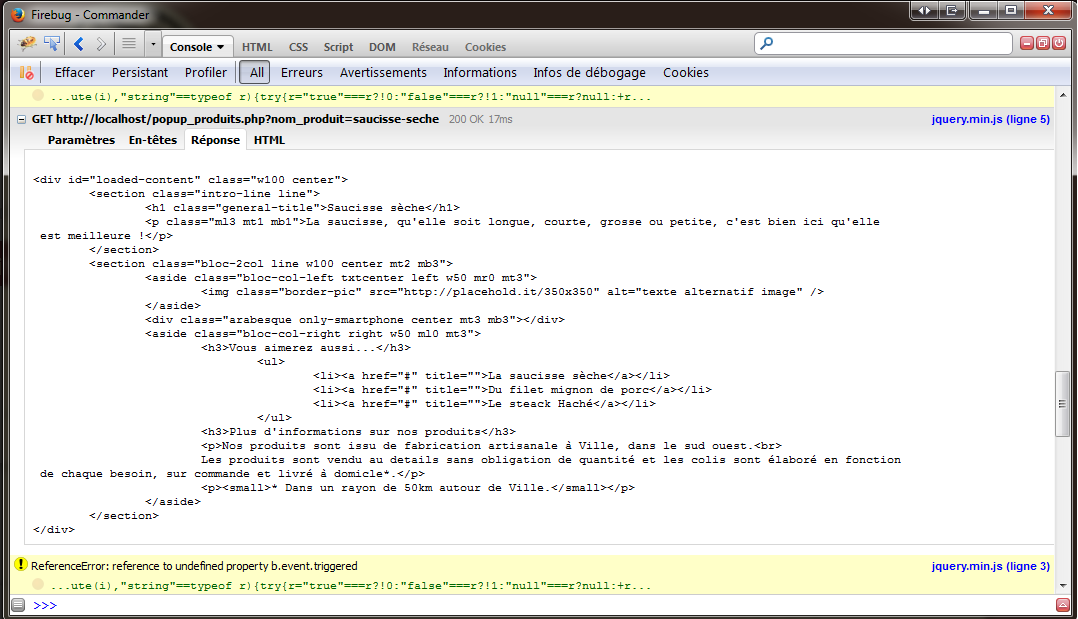 [Résolu] Magnific popup ouverture fichier PHP par Thairo - page 1 ...