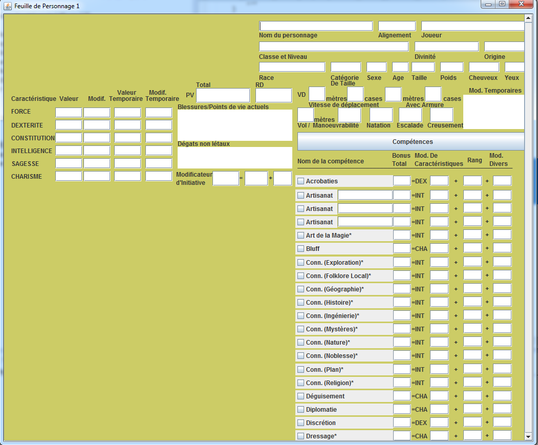 [Interface Graphique] Quelques questions - Pour un projet d'etude par ...