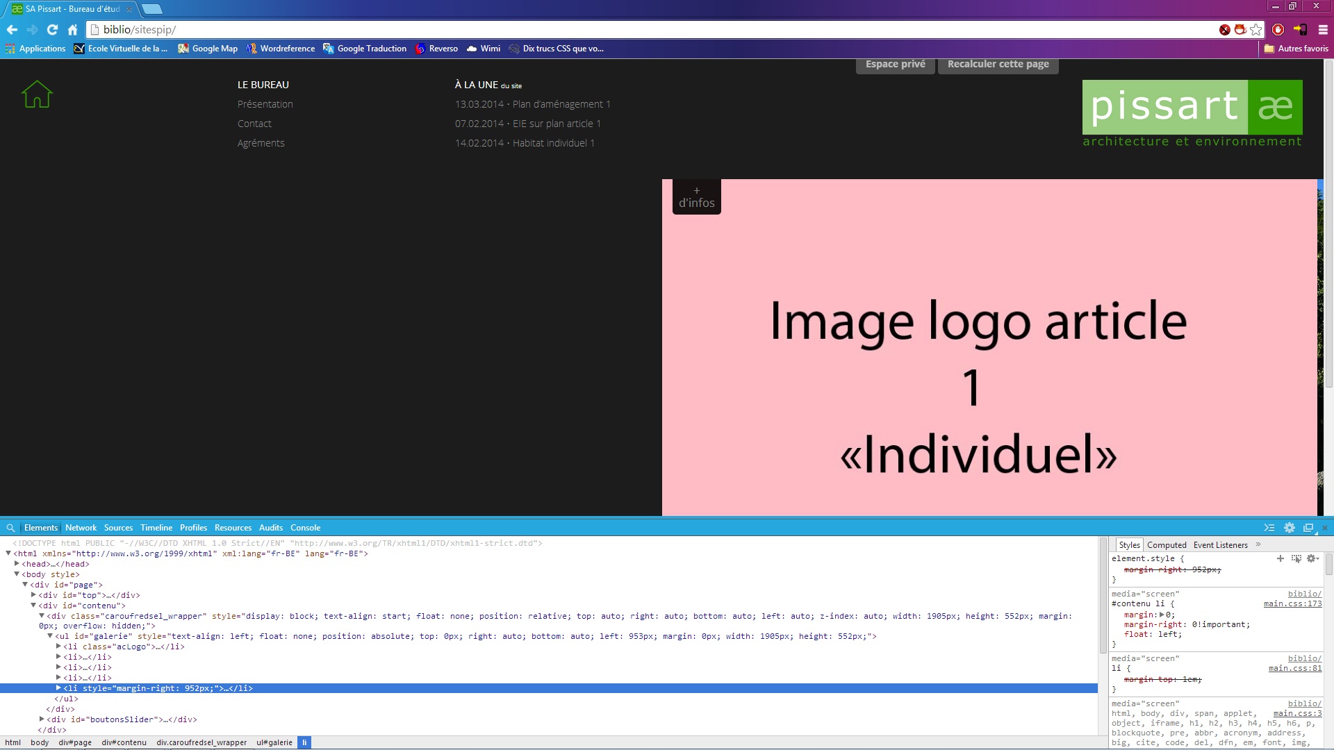 [Résolu] [jQuery] Caroufredsel, bug d'affichage sous chrome par ...