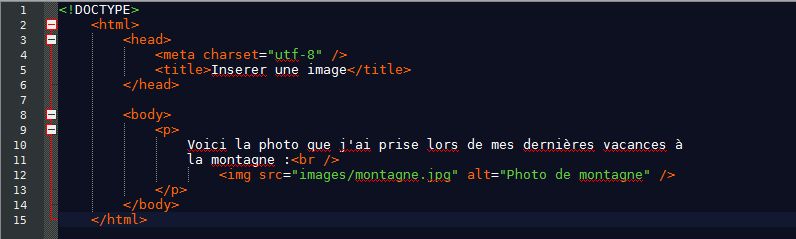 Insérer une image dans html - page 1 - OpenClassrooms