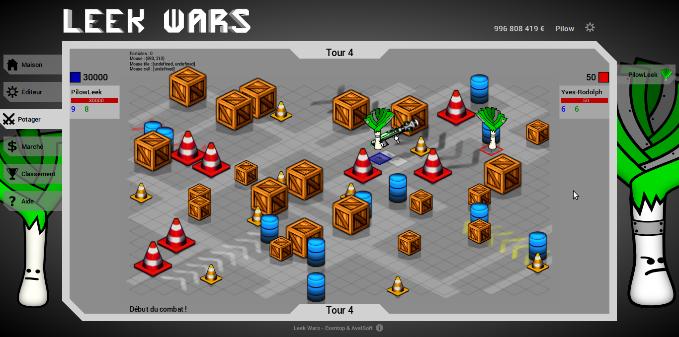 [Jeu HTML5/PHP] Leek Wars - Programmation d'IA par Dawyde - page 1 ...
