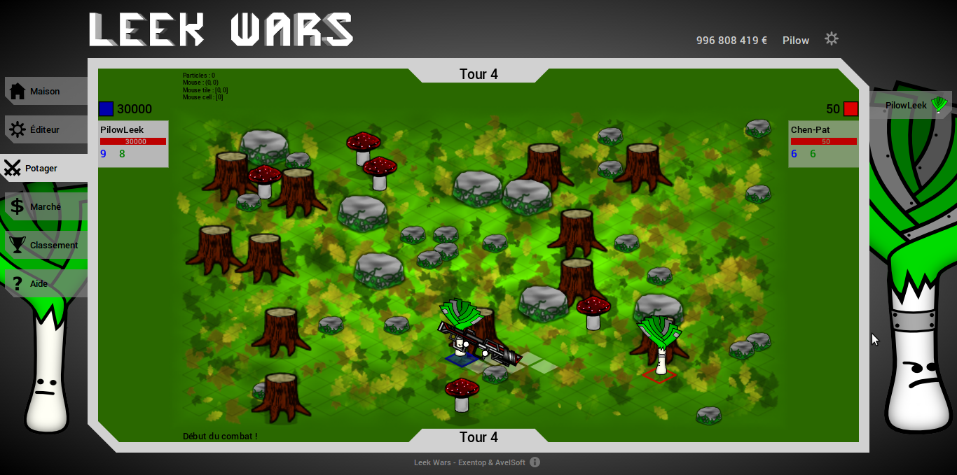 [Jeu HTML5/PHP] Leek Wars - Programmation d'IA par Dawyde - page 1 ...