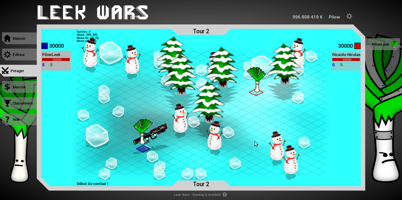 [Jeu HTML5/PHP] Leek Wars - Programmation d'IA par Dawyde - page 1 ...