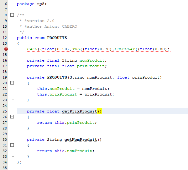 Problème d'énumération en JAVA par Srimy - page 1 - OpenClassrooms