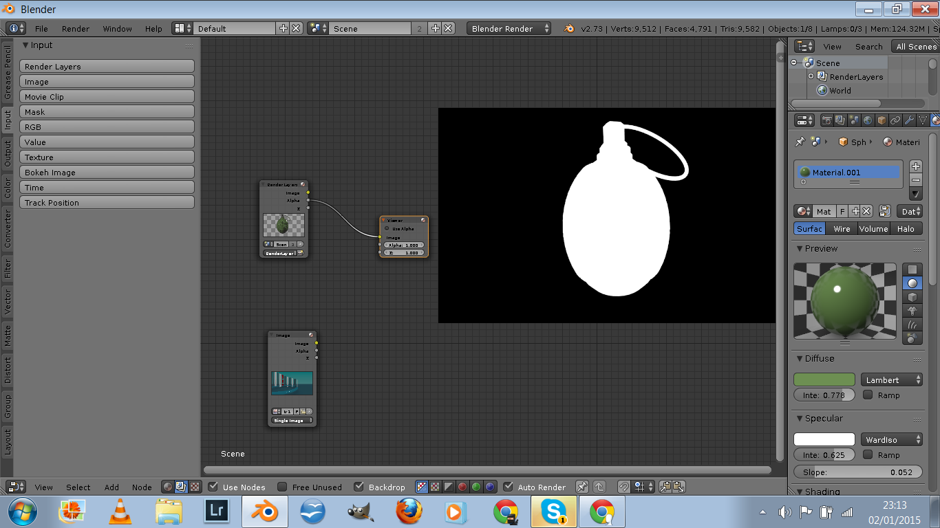 [Résolu] [Blender] Alpha Background HDR - Probleme dans les nodes par ...
